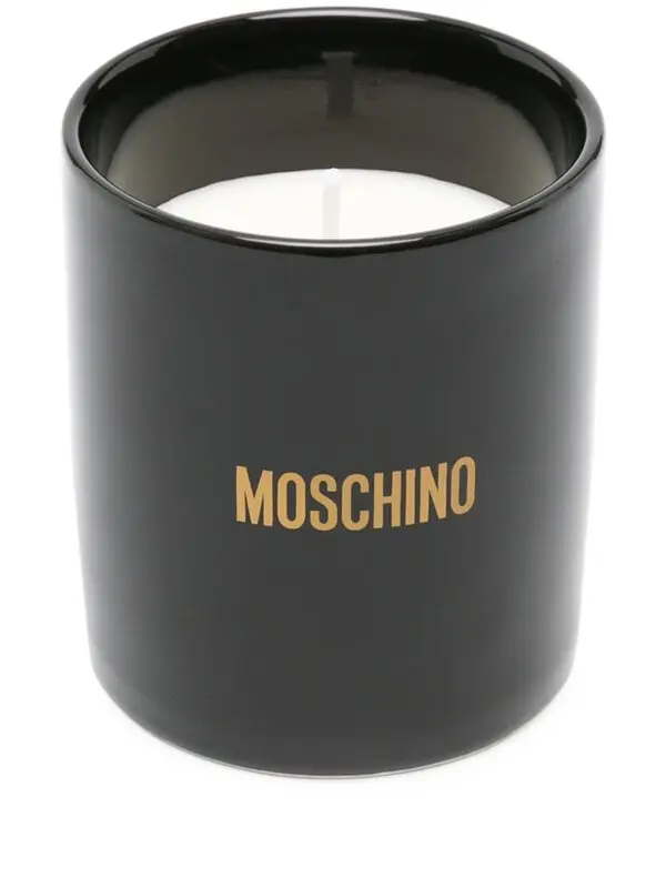 Moschino Logo-print Scented Candle - Black