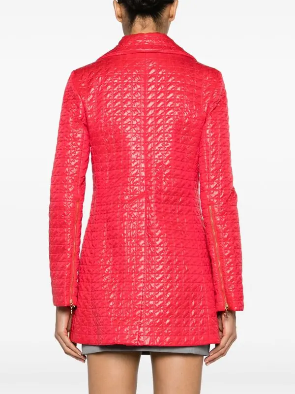 PATOU Monogram-quilted Shell Jacket - Red