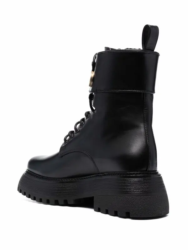 Ports 1961 Leather Ridged Lace-up Boots