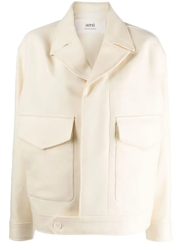 Ami Notched-lapel Virgin-wool Jacket
