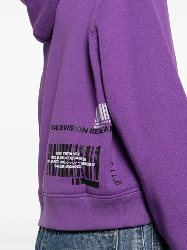 Dolce & Gabbana Graphic-print Cotton Hoodie