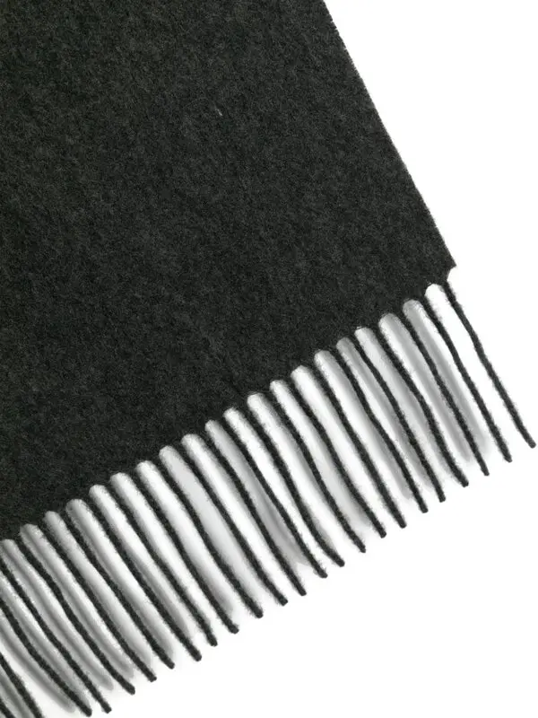 FURSAC Fringed Cashmere Scarf - Grey