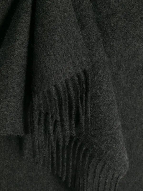 FURSAC Fringed Cashmere Scarf - Grey