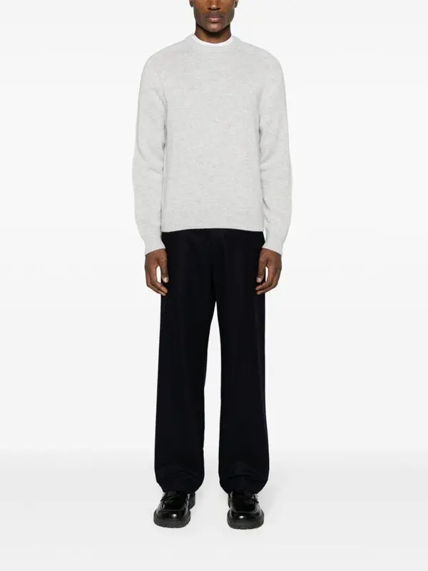 Theory Morlan Ribbed Wool-cashmere Jumper - Grey