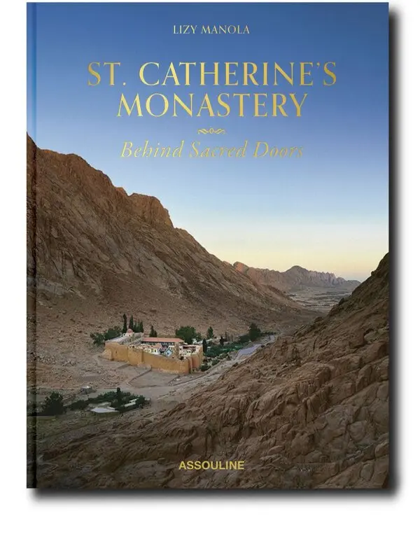 Assouline St. Catherine’s Monastery: Behind Sacred Doors Silk Book - Blue