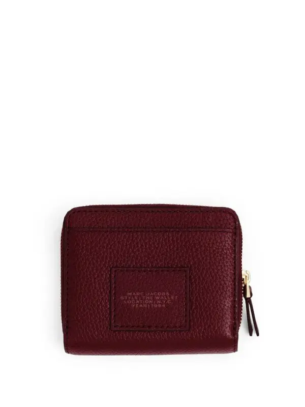 Marc Jacobs The Leather Mini Compact Wallet - Red
