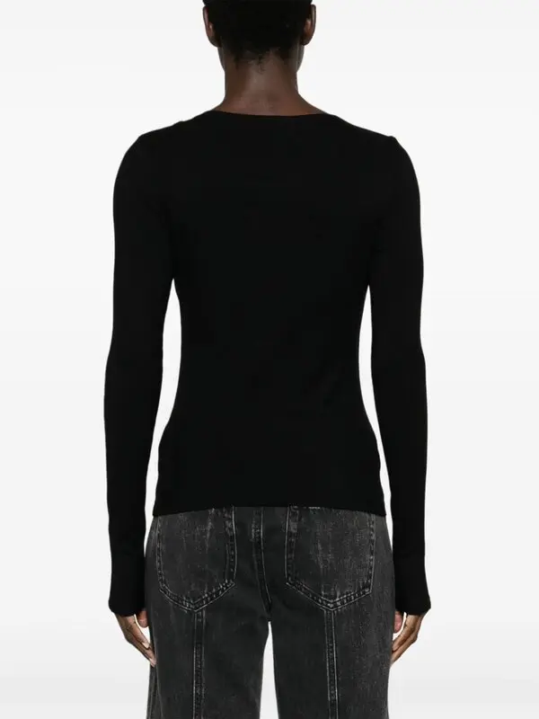 DIESEL® T-matic Chain Embellished Long Sleeve T-shirt
