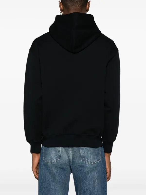 Emporio Armani Logo-patch Cotton Hoodie
