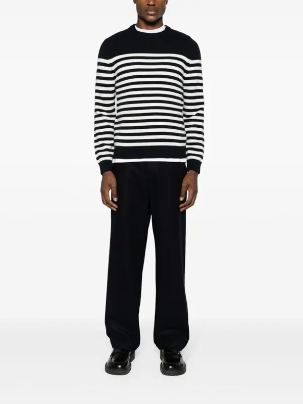 Theory Latho Striped Jumper - Blue