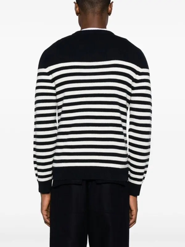 Theory Latho Striped Jumper - Blue