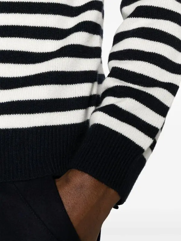 Theory Latho Striped Jumper - Blue