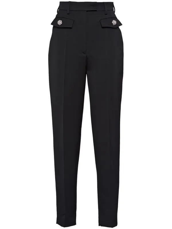 Prada Wool Sateen Trousers