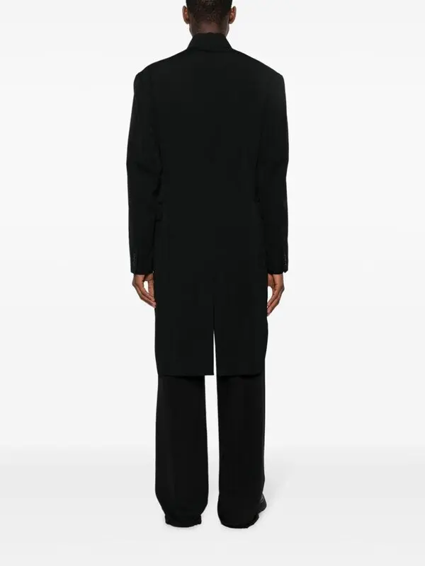 Yohji Yamamoto Asymmetric Wool Tailcoat