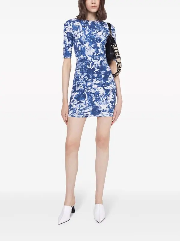 Stella McCartney Animal Forest-print Mini Dress