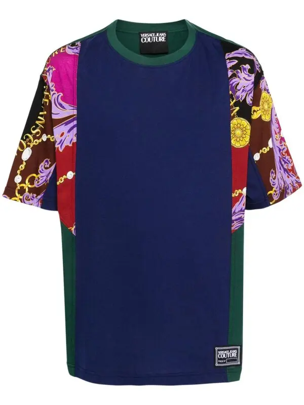 Versace Chain-print Cotton T-shirt