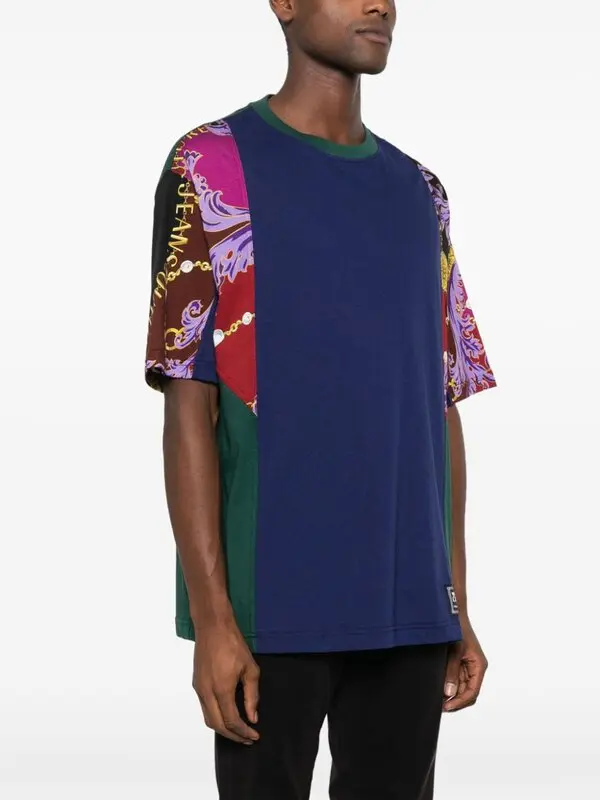 Versace Chain-print Cotton T-shirt