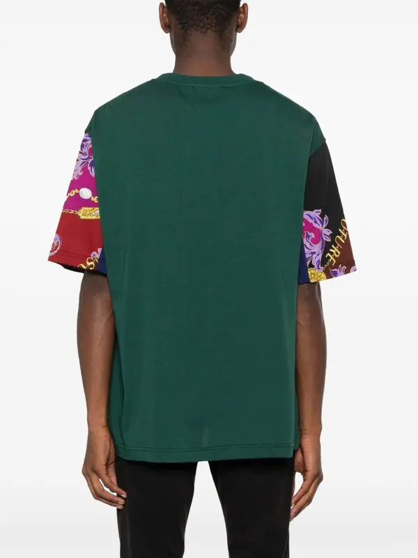 Versace Chain-print Cotton T-shirt
