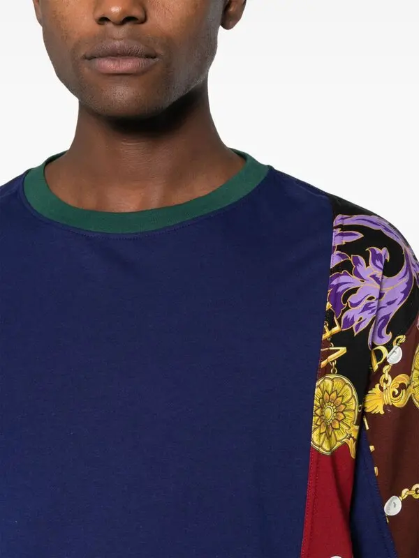 Versace Chain-print Cotton T-shirt