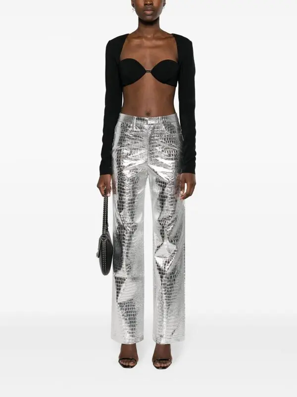 Dsquared2 Long-sleeved Cropped Top