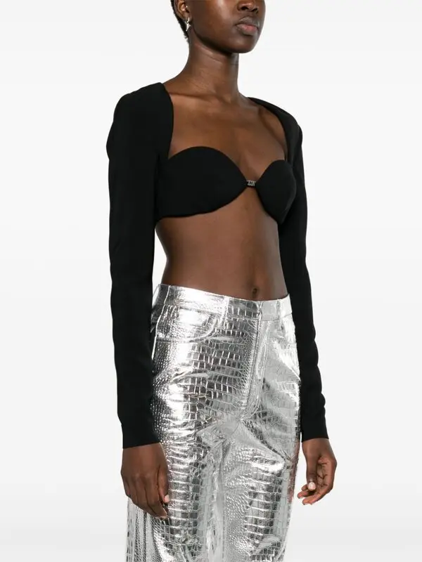 Dsquared2 Long-sleeved Cropped Top