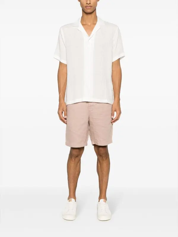 Orlebar Brown Maitan Short-sleeved Linen Shirt - White