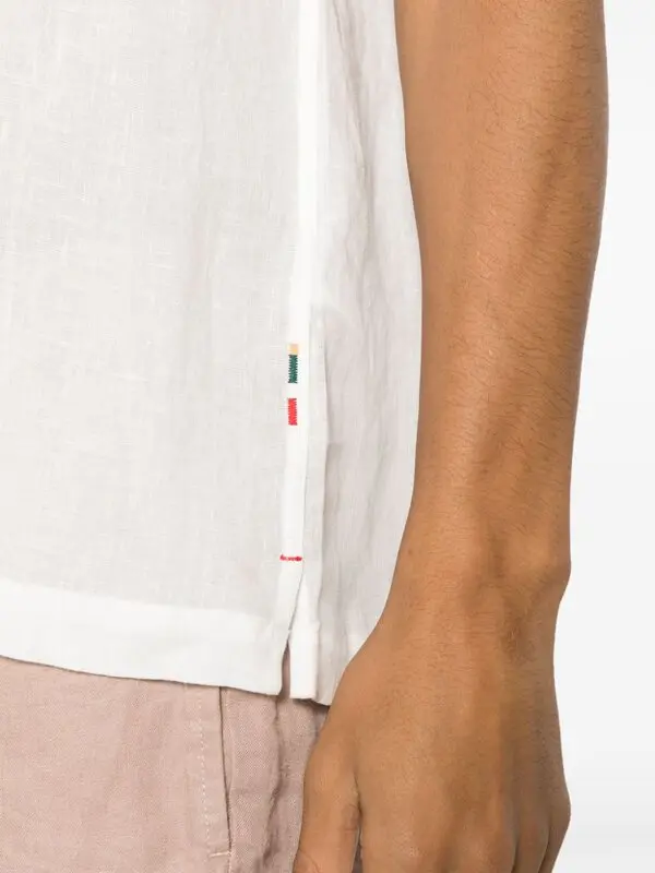 Orlebar Brown Maitan Short-sleeved Linen Shirt - White