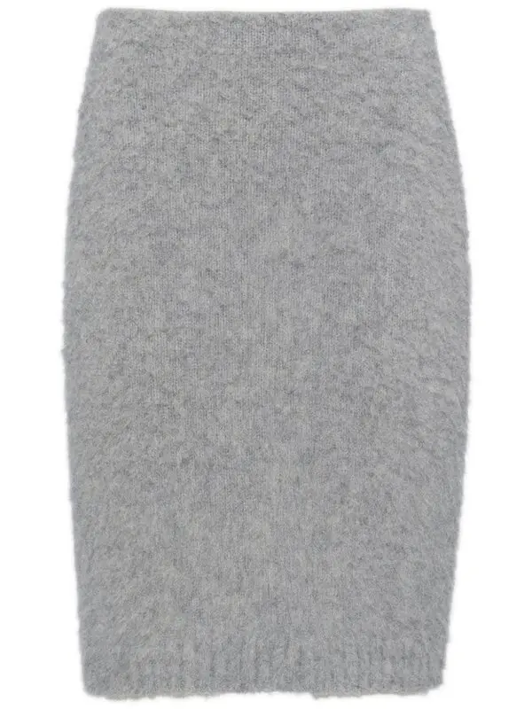 Prada Cashmere Pencil Skirt