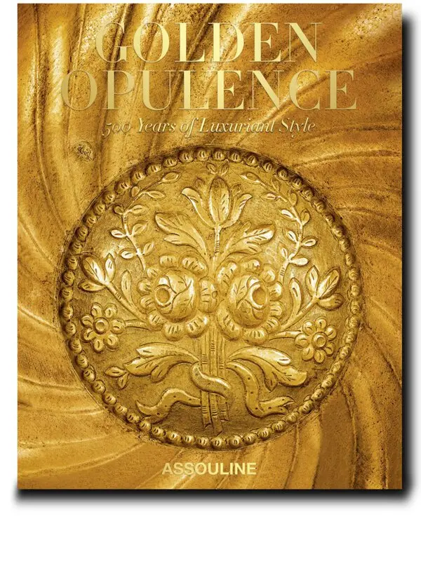 Assouline Golden Opulence: 500 Years Of Luxuriant Style Silk Book - Gold