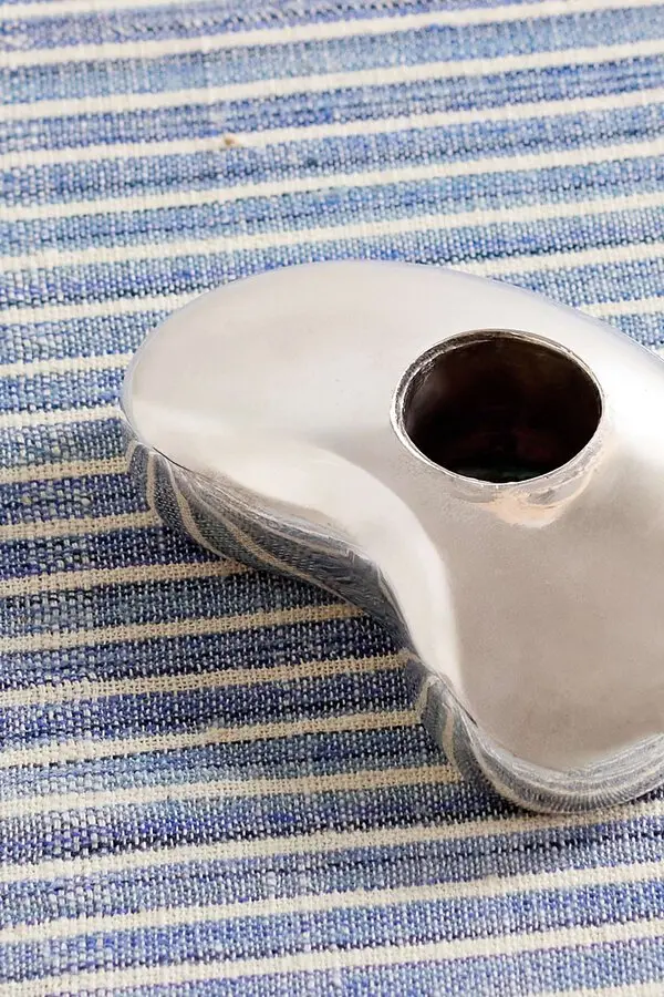 GOHAR WORLD Bean -plated Candle Holder