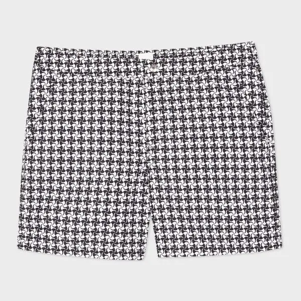 Paul Smith Printed Swim Shorts - White