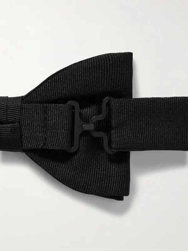 Mr P. Pre-tied Silk-faille Bow Tie
