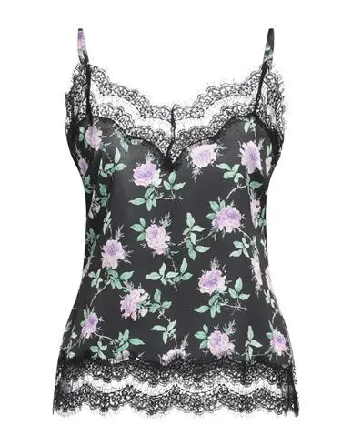 MSGM Floral Print Camisole - Black