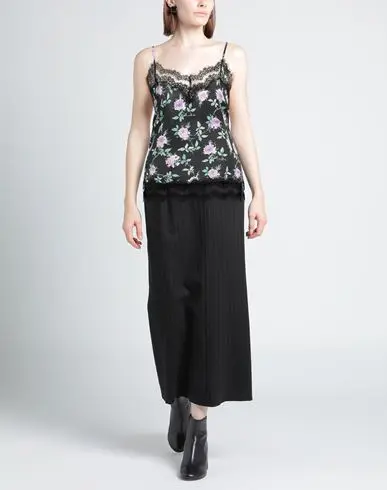 MSGM Floral Print Camisole - Black