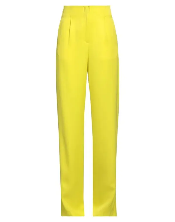 MSGM Straight Leg Pants - Yellow