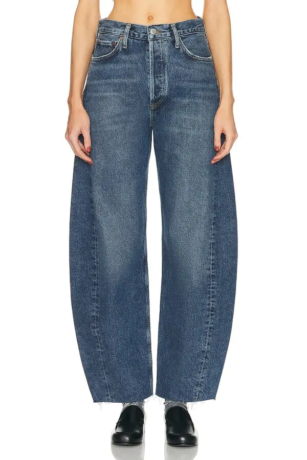 AGOLDE Luna Pieced Wide Leg Jeans - Control