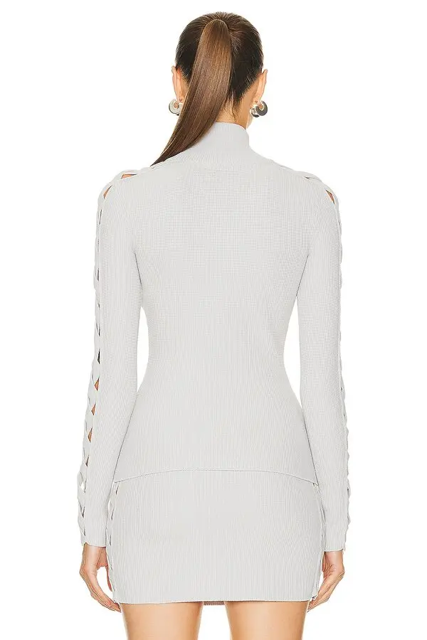 Alaïa Long Sleeve Turtleneck Top