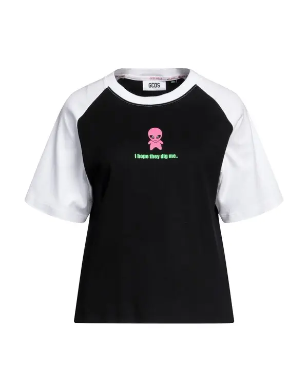 Gcds Cotton Jersey T-shirt - Black
