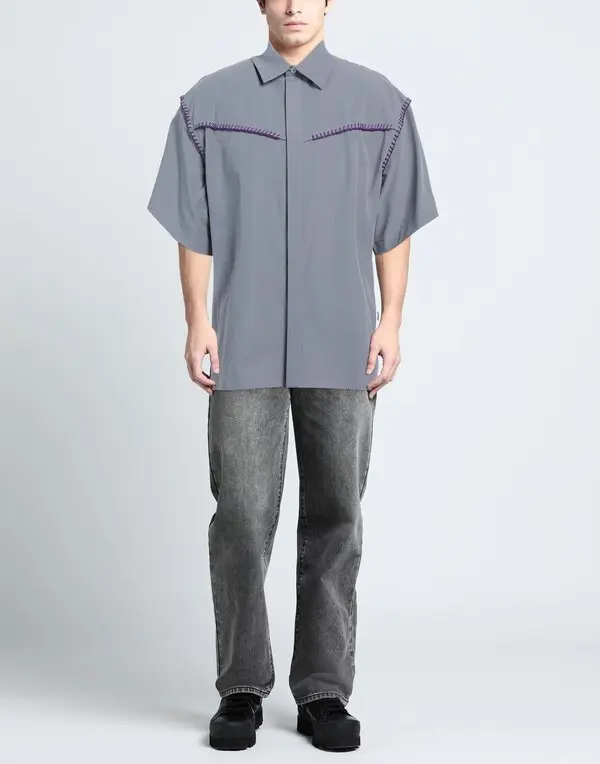 MSGM Shirt Size Organic Cotton - Grey