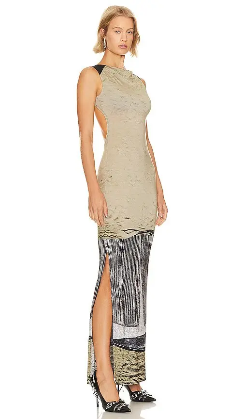 Miaou Selena Dress In Green In Chemises In Vert - 40% Off | Editorialist
