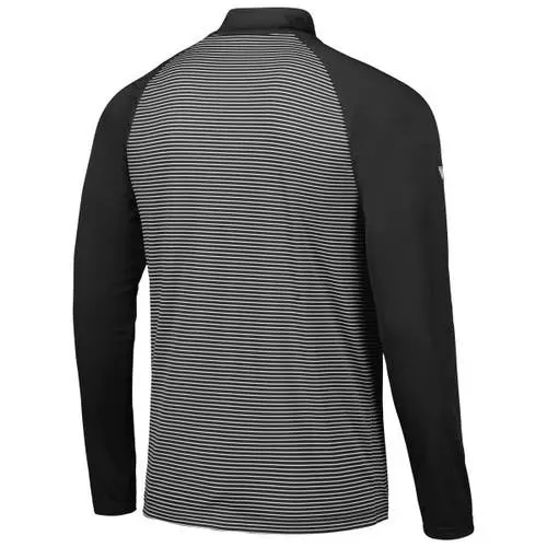 LEVELWEAR Chicago White Sox Charter Striped Raglan Quarter-zip Top