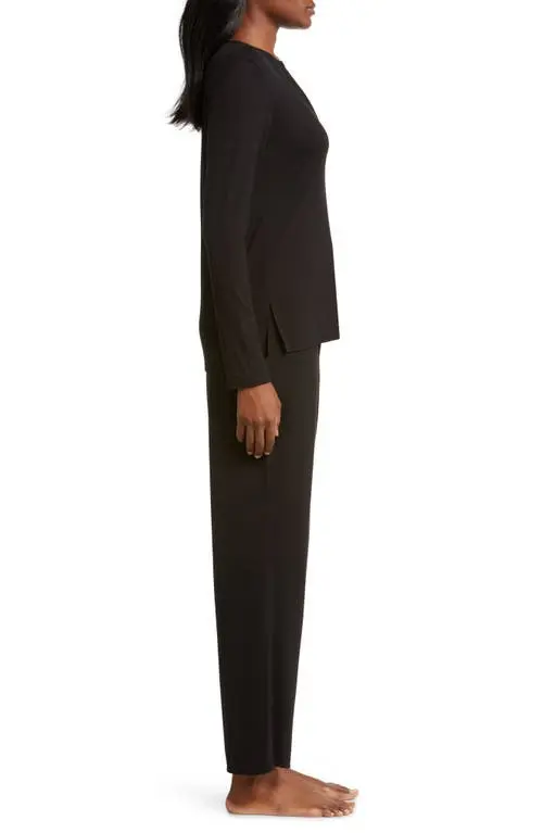 Natori Feathers Elements Pajamas - Black