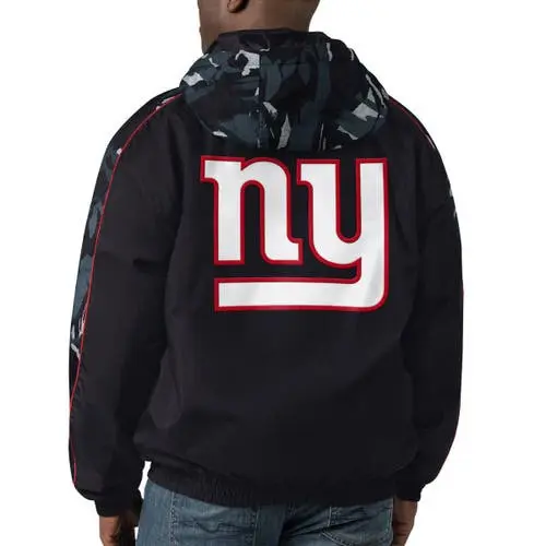 STARTER New York Giants Thursday Night Gridiron Full-zip Hoodie