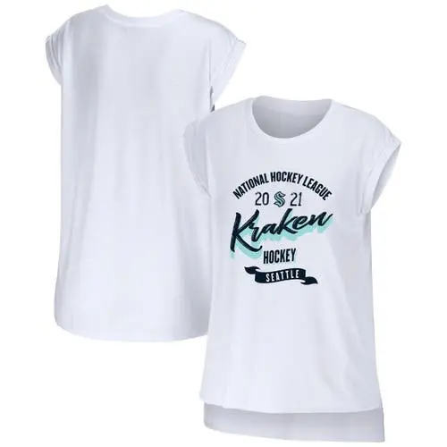 WEAR BY ERIN ANDREWS Seattle Kraken Domestic Tank Top - White