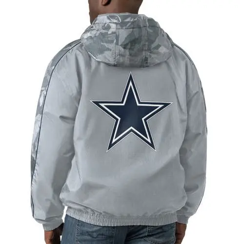 STARTER Dallas Cowboys Throwback Thursday Night Lights Full-zip Hoodie Jacket
