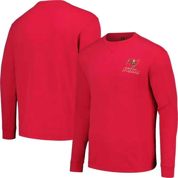 DUNBROOKE Tampa Bay Buccaneers Cavalier Thermal Long Sleeve T-shirt - Red