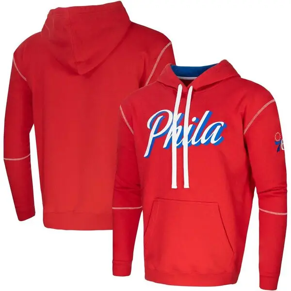 STADIUM ESSENTIALS Philadelphia 76ers Monument Pullover Hoodie