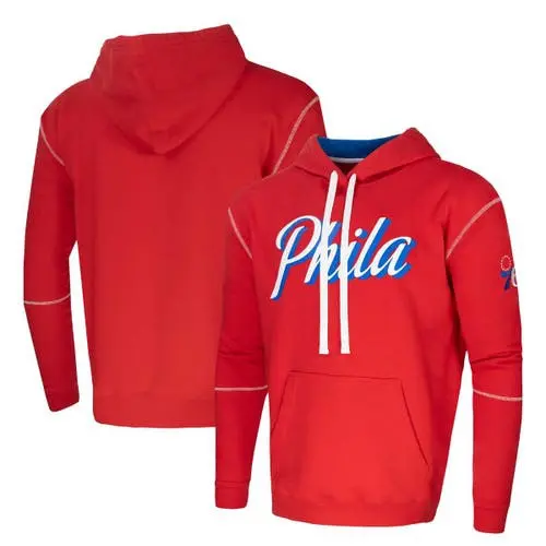STADIUM ESSENTIALS Philadelphia 76ers Monument Pullover Hoodie
