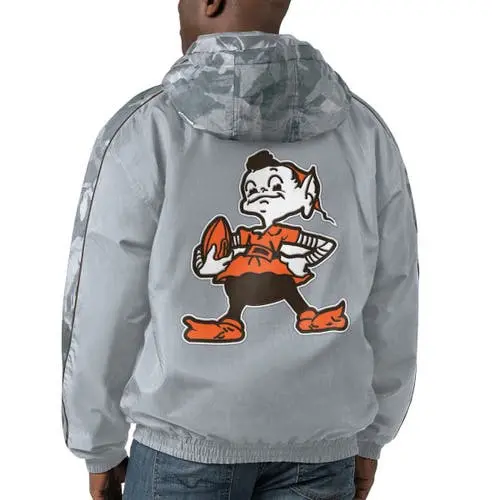 STARTER Cleveland Browns Thursday Night Gridiron Throwback Full-zip Jacket
