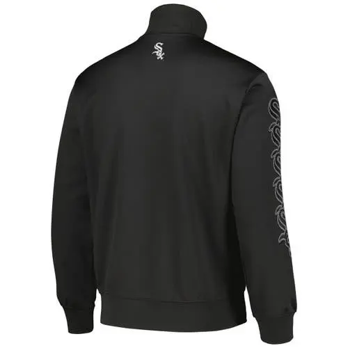 PLEASURES Chicago White Sox Pitcher Full-zip Track Jacket