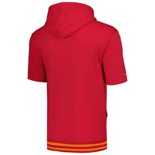 Mitchell & Ness Tampa Bay Buccaneers Pre-game Short Sleeve Pullover Hoodie